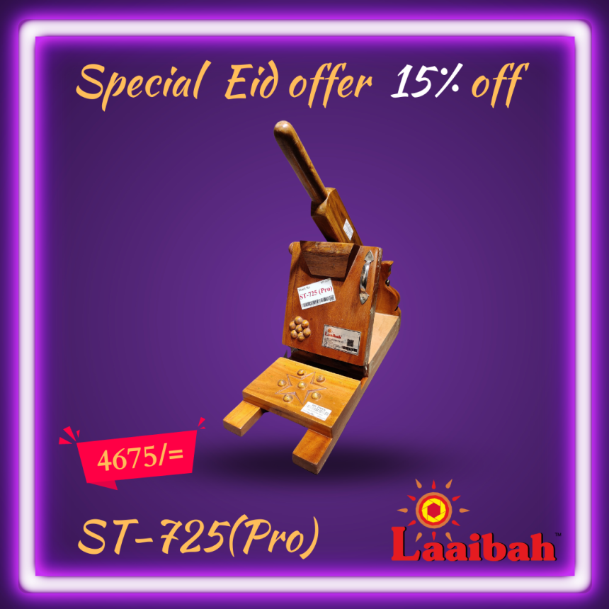 Laaibah Ruti Maker SM-675 (Pro) - Laaibah Ruti Maker
